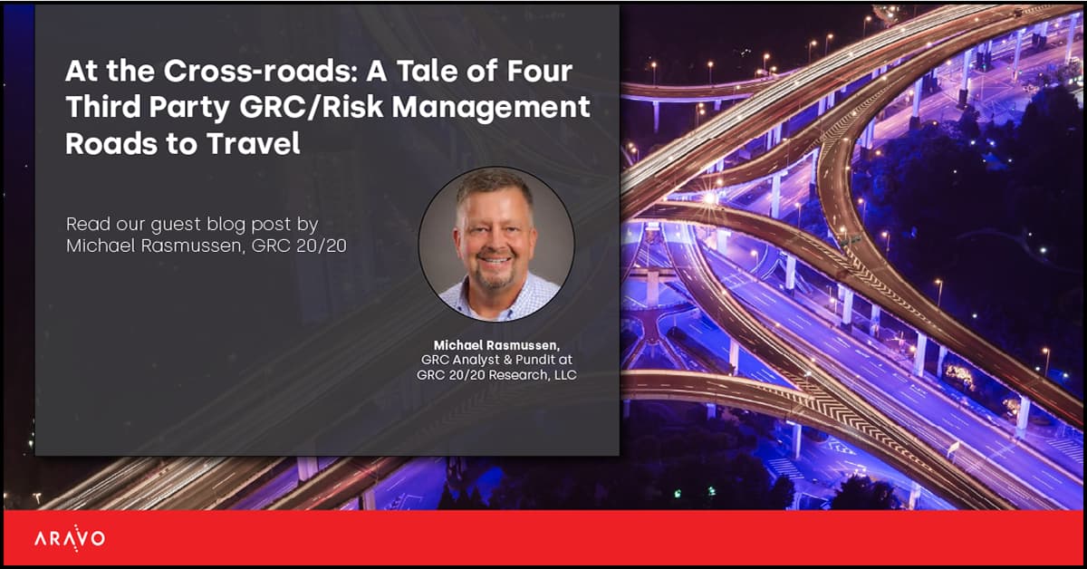 A Tale of Four Third Party GRC/Risk Management Roads to Travel