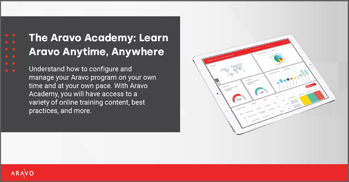 The Aravo Academy: Learn Aravo Anytime, Anywhere