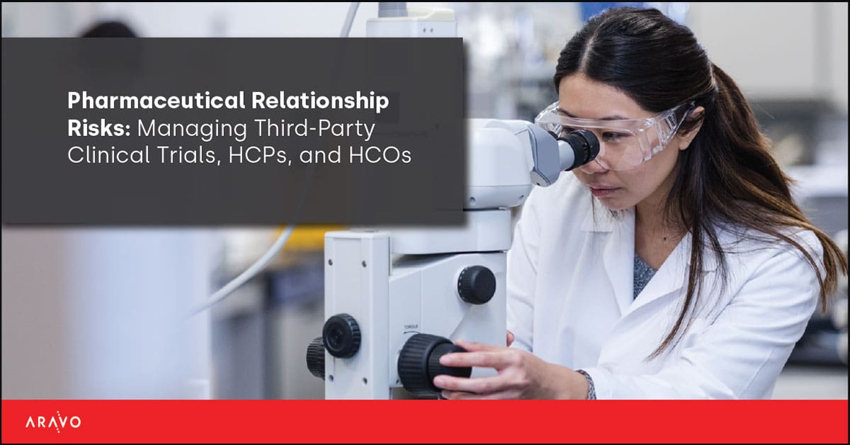 Managing Third-Party Risk in Pharma & Clinical Trials | Aravo