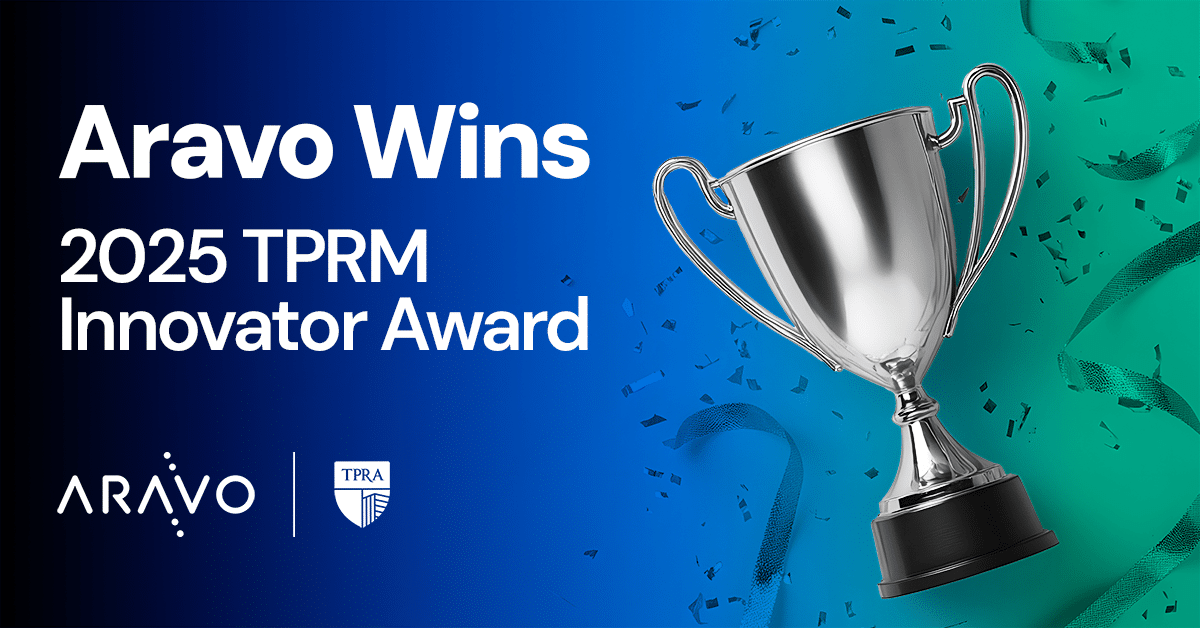 Aravo Wins 2025 TPRM Innovator Award by the Third Party Risk Association