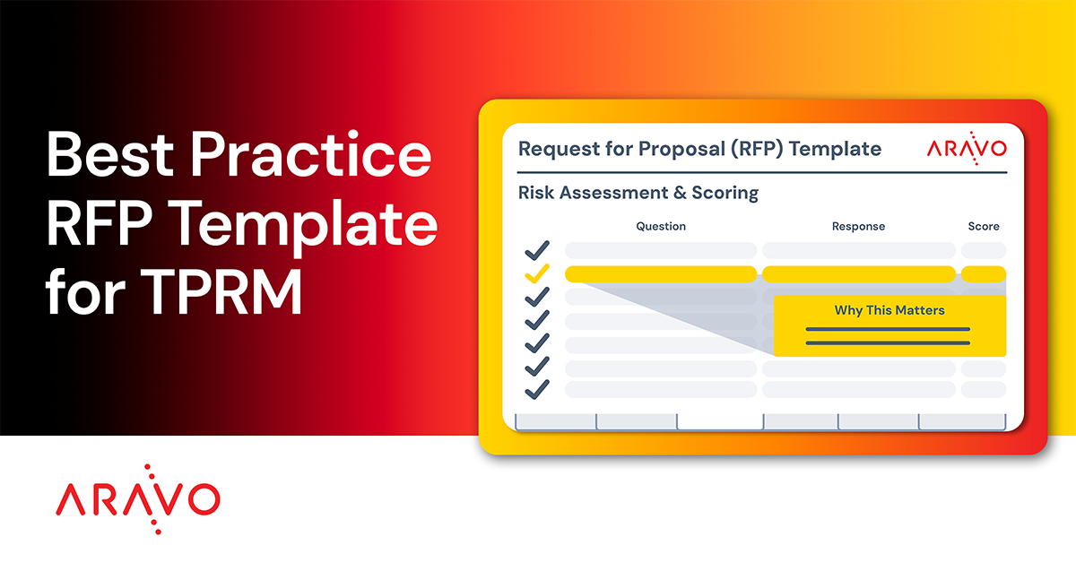 RFP Template: Evaluate Risk Across Vendors, Suppliers, and Third ...